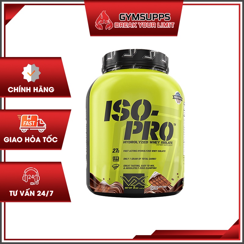 Sữa Tăng Cơ 100 Hydrolyzed Whey Vitaxtrong Iso Pro 5lbs 2 3kg Chính