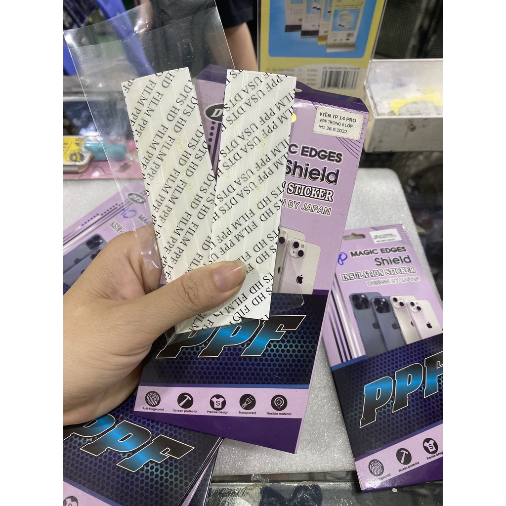 Bộ dán PPF USA MAGIC EDGES SHIELD trong full HD xịn cho IP | Shopee ...