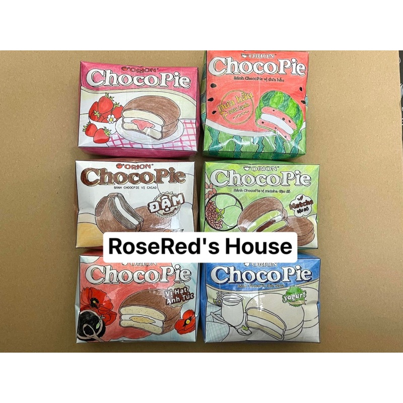 Squishy giấy bánh chocopie nhiều vị | Shopee Việt Nam