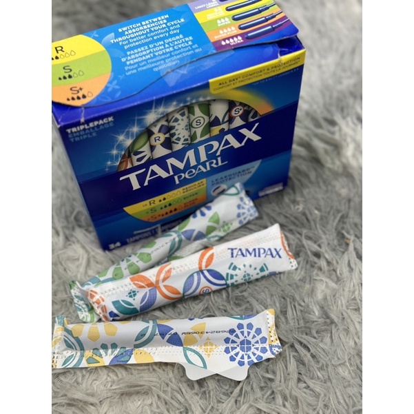 TAMPON TAMPAX PEARL- BĂNG VỆ SINH DẠNG ỐNG | Shopee Việt Nam