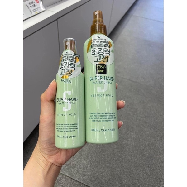 Xịt giữ nếp tóc Forest Story Super hard Water Spray | Shopee Việt Nam