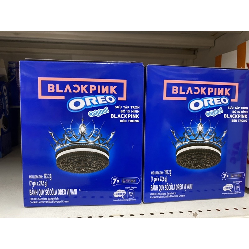 Bánh quy oreo blackpink 248g ( có kèm card bo góc) | Shopee Việt Nam