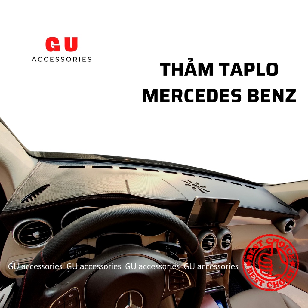 Thảm taplo xe ô tô MERCEDES BENZ A35 S450 GLC C Class E Class chất liệu ...