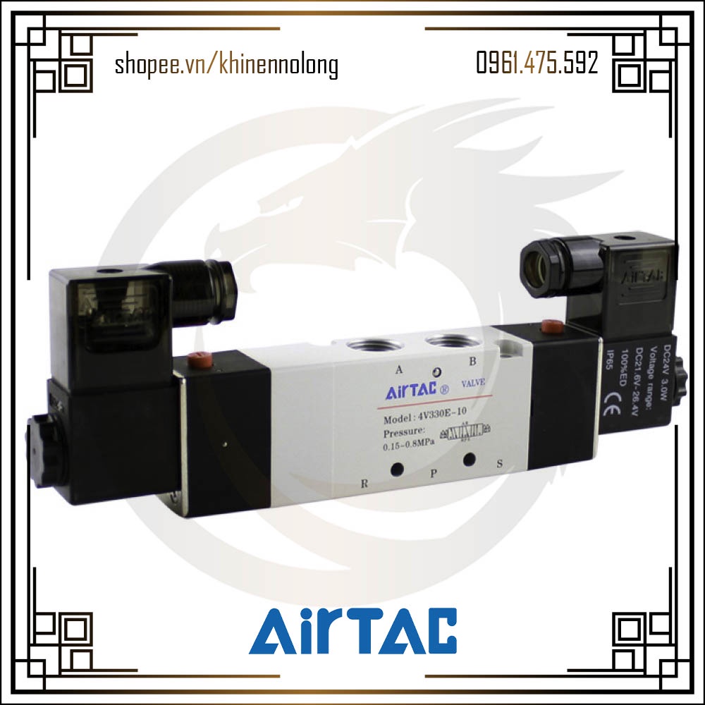 Van Điện Từ Khí Nén AirTAC 4V330E-10 - Khí Nén Nộ Long | Shopee Việt Nam