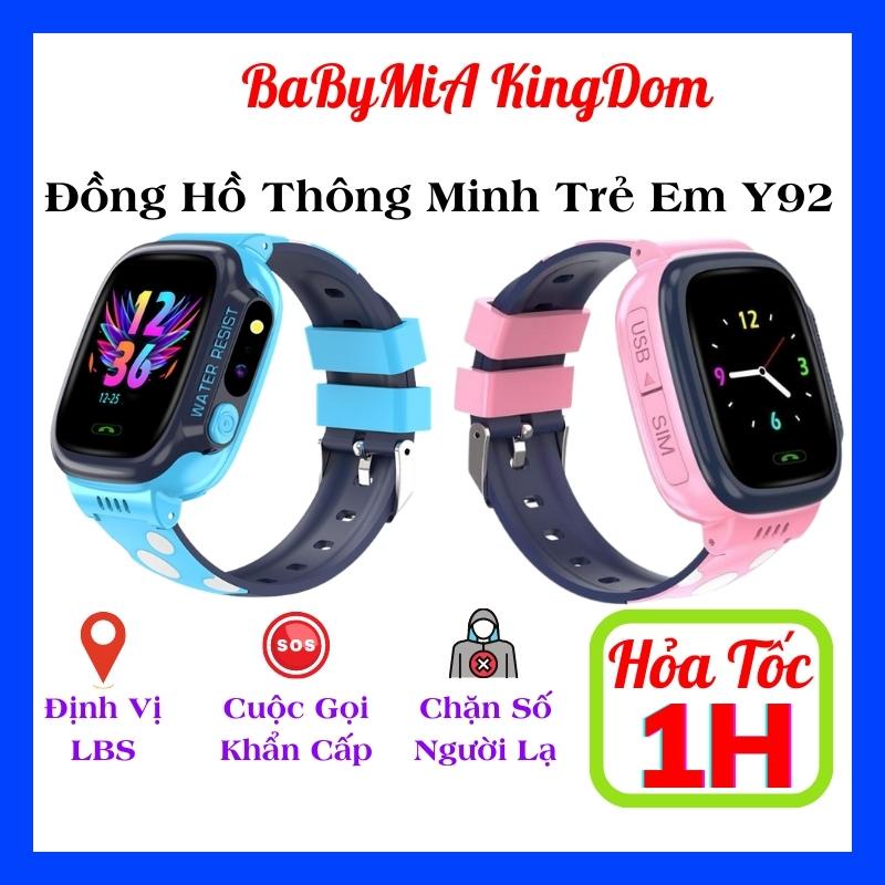 Đồng Hồ Thông Minh Trẻ Em Y92 Kháng Nước IP67,Định Vị LBS,Nghe Gọi 2 Chiều Có Tiếng Việt - Đồng ...