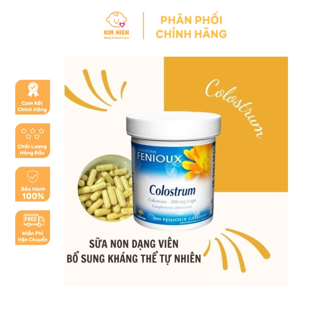 (Dạng viên) Sữa non Pháp fenioux colostrum 200 viên | Shopee Việt Nam