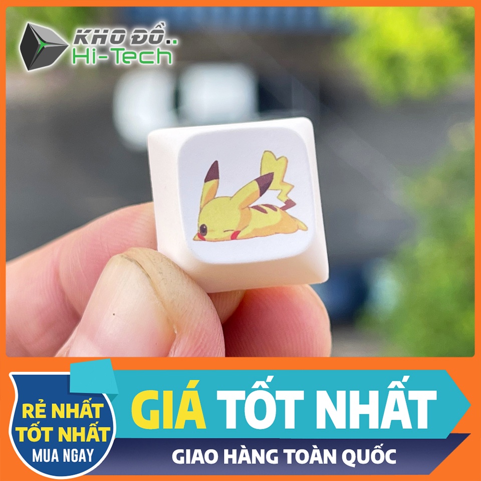 Nút keycap PIKACHU XDA lẻ 💖 𝘍𝘳𝘦𝘦𝘴𝘩𝘪𝘱 💖XDA profiile 9.5mm - dày dặn, cao ...