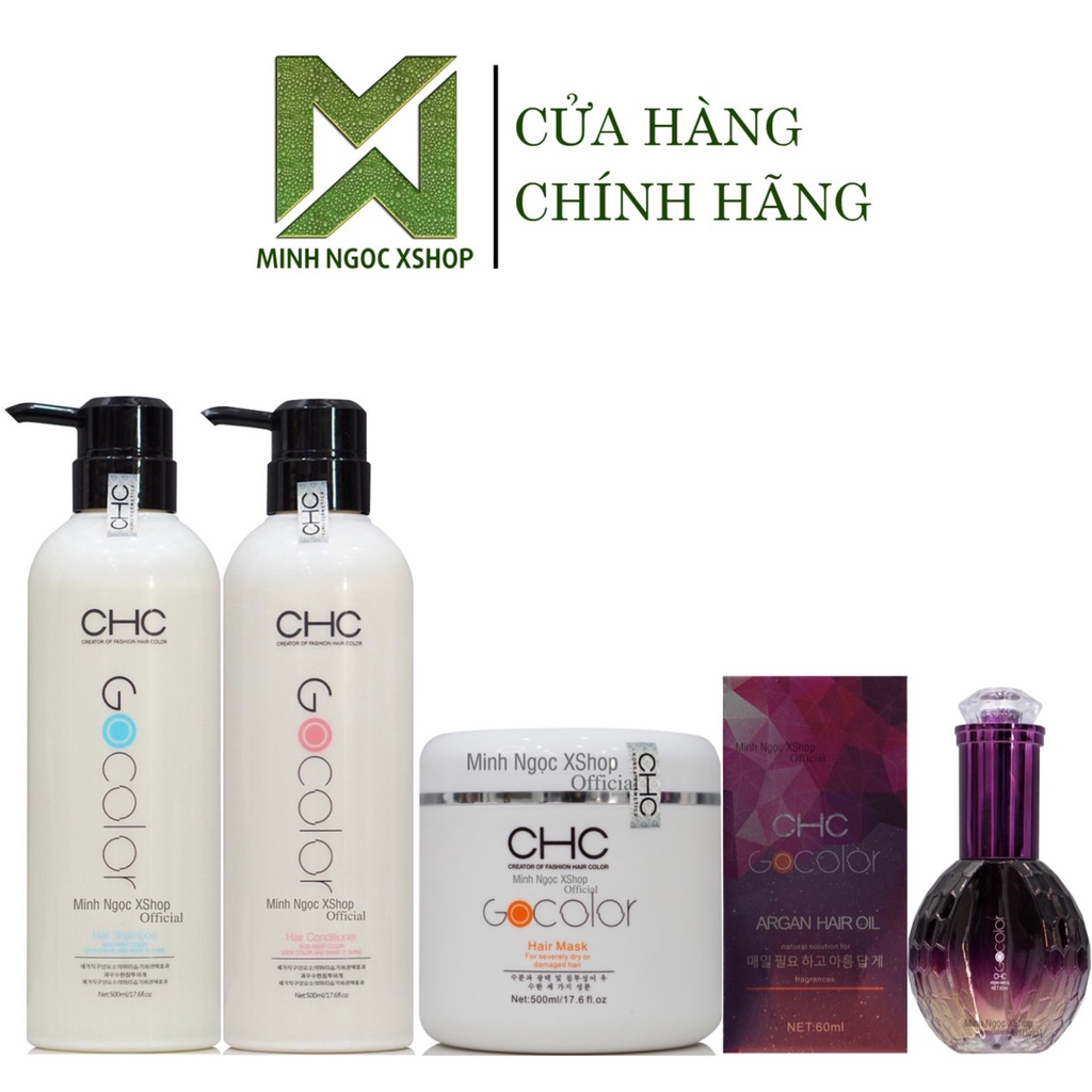 Dầu gội xả, kem ủ tóc, tinh dầu CHC GOCOLOR hàn quốc 60/500ML | Shopee Việt Nam