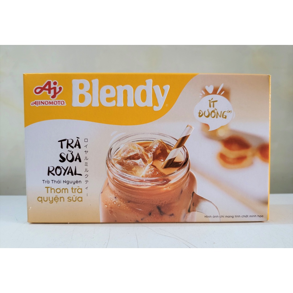 [Hộp 144g (8 gói)] TRÀ SỮA ROYAL ÍT ĐƯỜNG Blendy [VN] AJINOMOTO Milk Tea Less Sugar | Shopee ...
