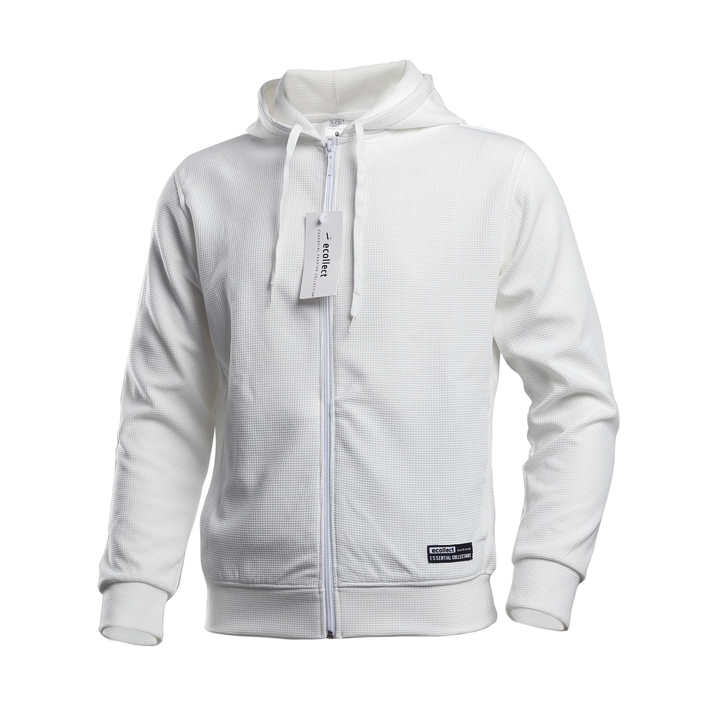 Áo khoác nam có mũ trùm đầu Ecollect #JK02 vải xốp tổ ong dày thoáng khí khoác nhẹ mùa thu ...