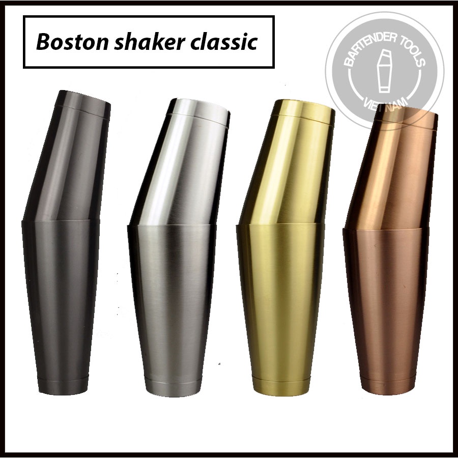 Boston shaker classic 540/820ml - Inox 304 - Bình lắc shaker | Shopee ...