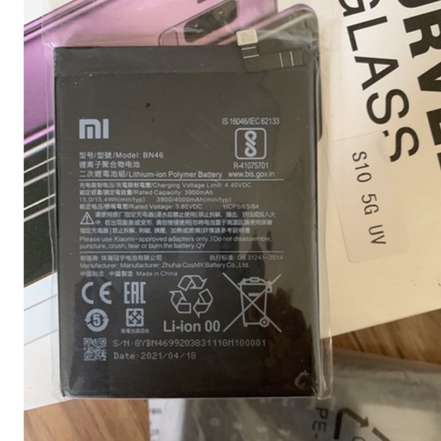 pin xiaomi redmi note 6 /note 6probn46 tặng kèm keo b7000 hỗ trợ tự ...