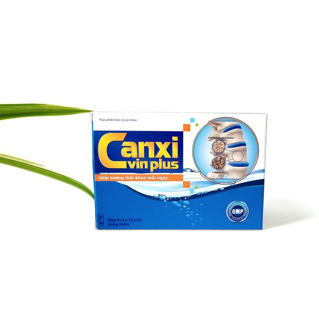 Hộp 60 viên Canxi Cvin Plus bổ sung Canxi Vitamin D DHA phát triển ...