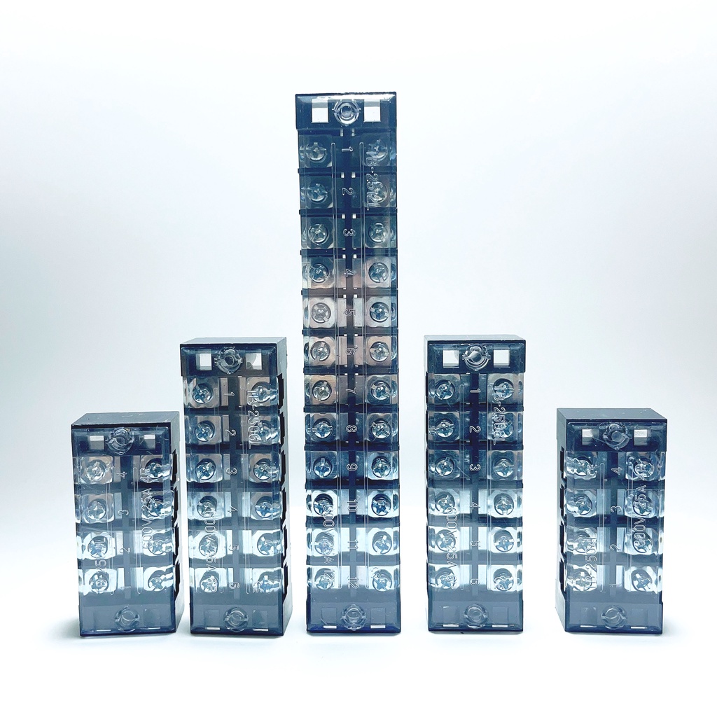 Cầu Đấu Điện Domino Đủ Kích Cỡ 15A 25A 45A 4P 6P 12P | Shopee Việt Nam