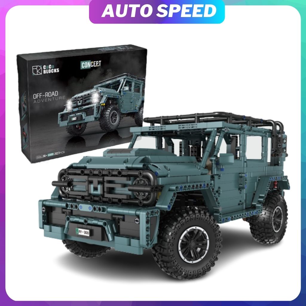 Mô hình lắp ráp xe technic Off road ry300 nonlego , đồ chơi lắp ráp xe ...