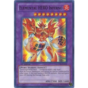 Thẻ bài Yugioh - TCG - Elemental HERO Inferno / LCGX-EN076 | Shopee ...