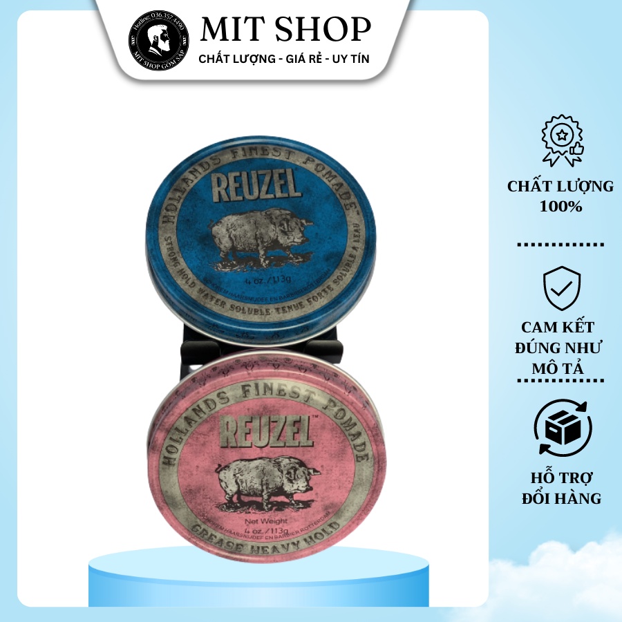 Sáp vuốt tóc REUZEL POMADE Lợn rừng 100g - Vỏ nhôm | Shopee Việt Nam
