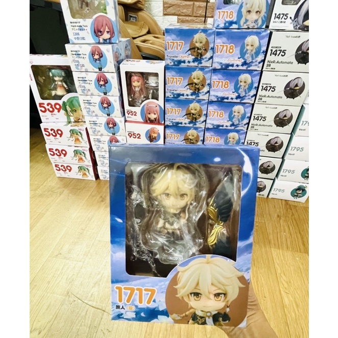 Mô hình tượng figure Traveler Aether 1717/ bộ Nendoroid 1717 genshin ...