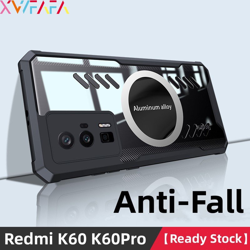 Ốp Điện Thoại Hợp Kim Nhôm Trong Suốt Tản Nhiệt Chống Sốc Cho Redmi K60 K60Pro K50 K50Pro K40 ...