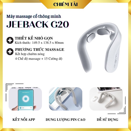 Máy massage cổ thông minh Jeeback G20 | Shopee Việt Nam