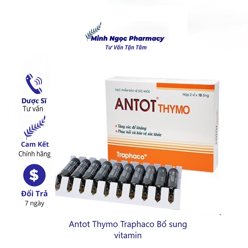 Antot Thymo Traphaco Bổ sung vitamin, tăng cường sức đề kháng cho bé ...