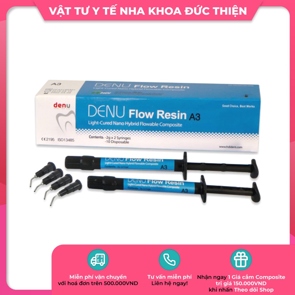 Composite lỏng Denu (Hộp 2 tuýp) - Vật tư nha khoa chính hãng | Shopee Việt Nam