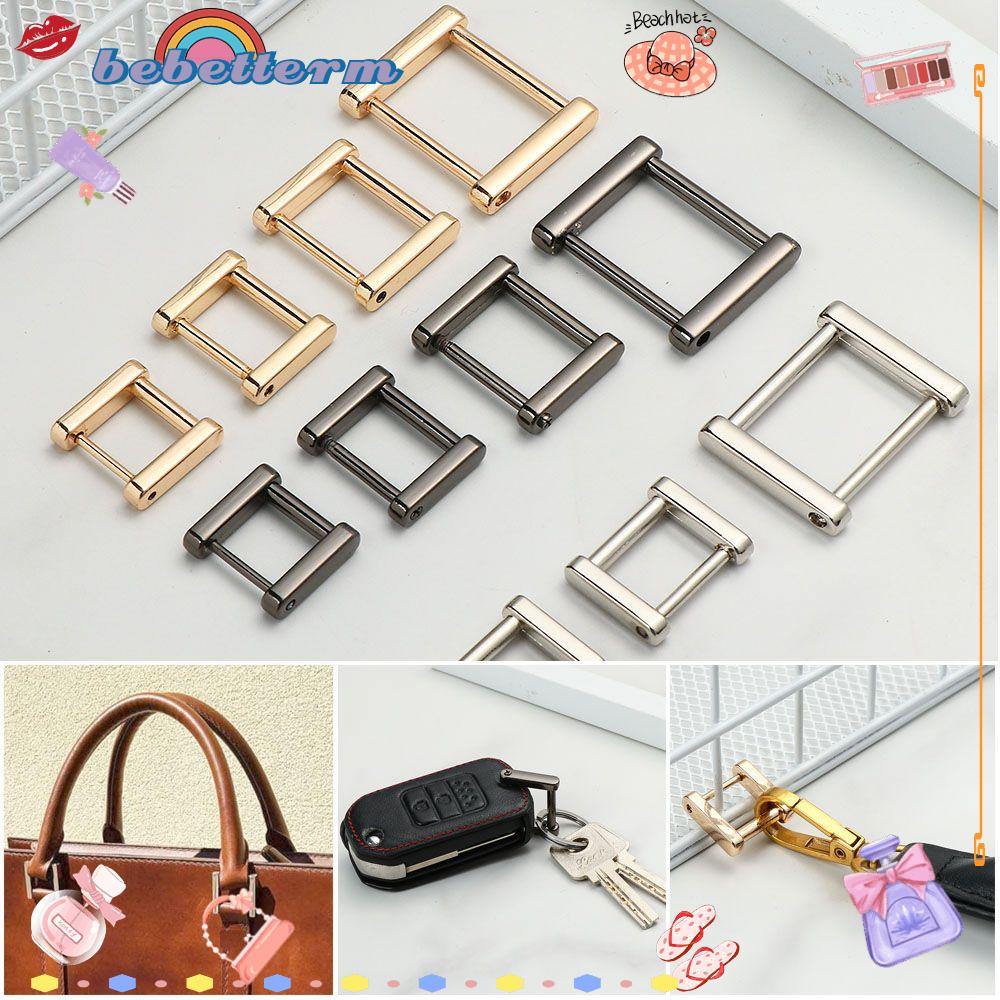 Bebetterm 1Pc Rectangle Rings Buckle Metal DIY Belt Handle Detachable ...