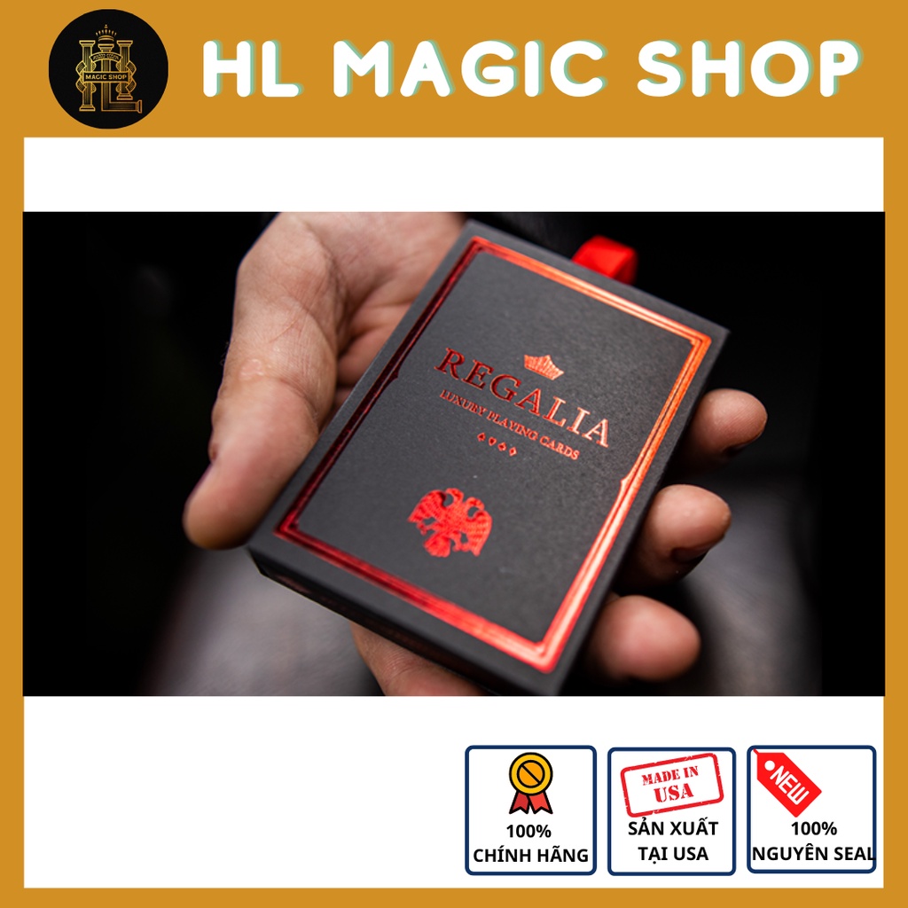 Bộ bài tây, bài ảo thuật Regalia Red Playing Cards (Signature Edition ...