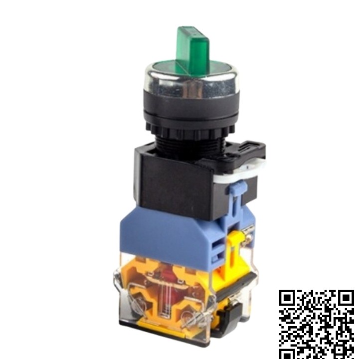 Công tắc xoay LA38-11XD/2, LA38-20XD/3 có đèn chuyển mạch phi 22mm 2-3 vị trí màu xanh, màu đỏ ...