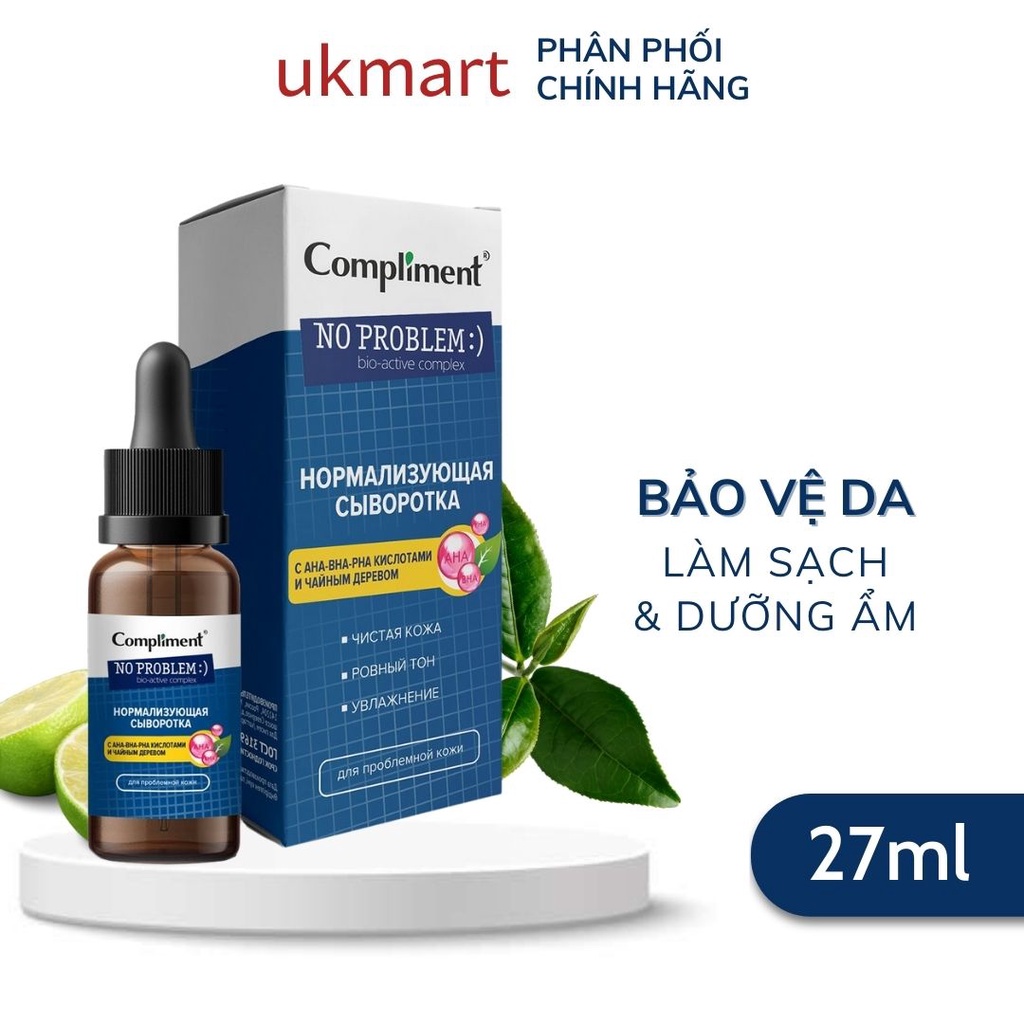 Serum Compliment No problem AHA-BHA-PHA Giảm Mụn, Mờ Thâm, Se Lỗ Chân ...