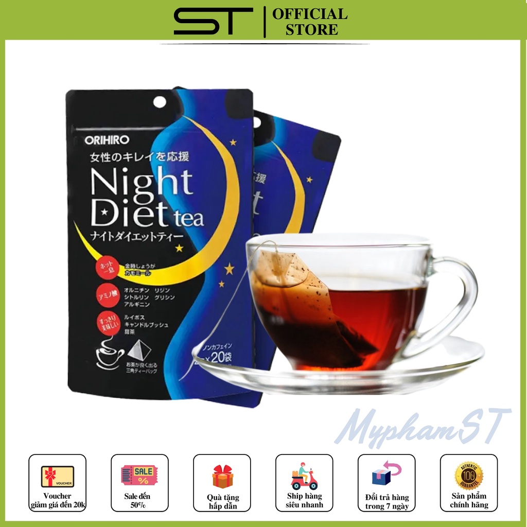 Trà giảm cân Night Diet Tea Orihiro Nhật Bản | Shopee Việt Nam