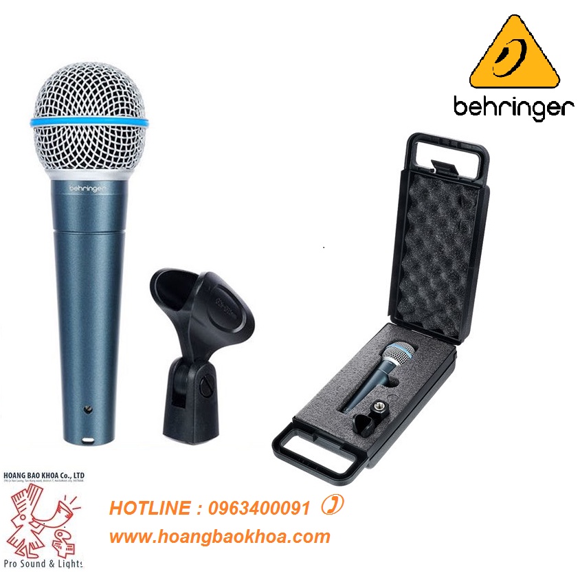 BA 85A Microphone Dynamic cầm tay Behringer | Shopee Việt Nam