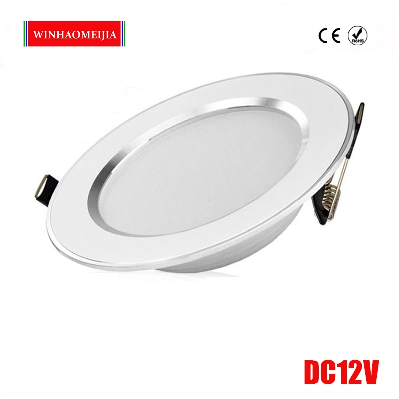 Đèn LED Downlight 6W 9W 12W 15W 24W DC 12V Bằng Hợp Kim Nhôm Gắn Trần ...