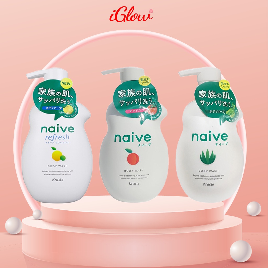 Sữa Tắm Naive Body Wash 530ml | Shopee Việt Nam
