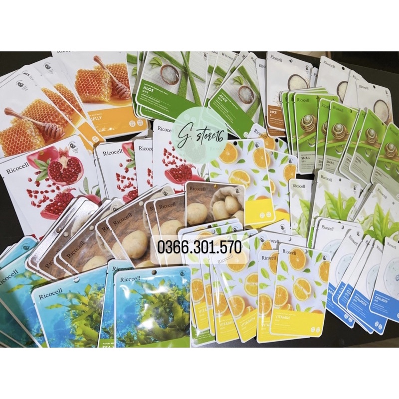 [Bill Korea]Mặt nạ chiết xuất tự nhiên RICOCELL Nature Recovery Mask ...