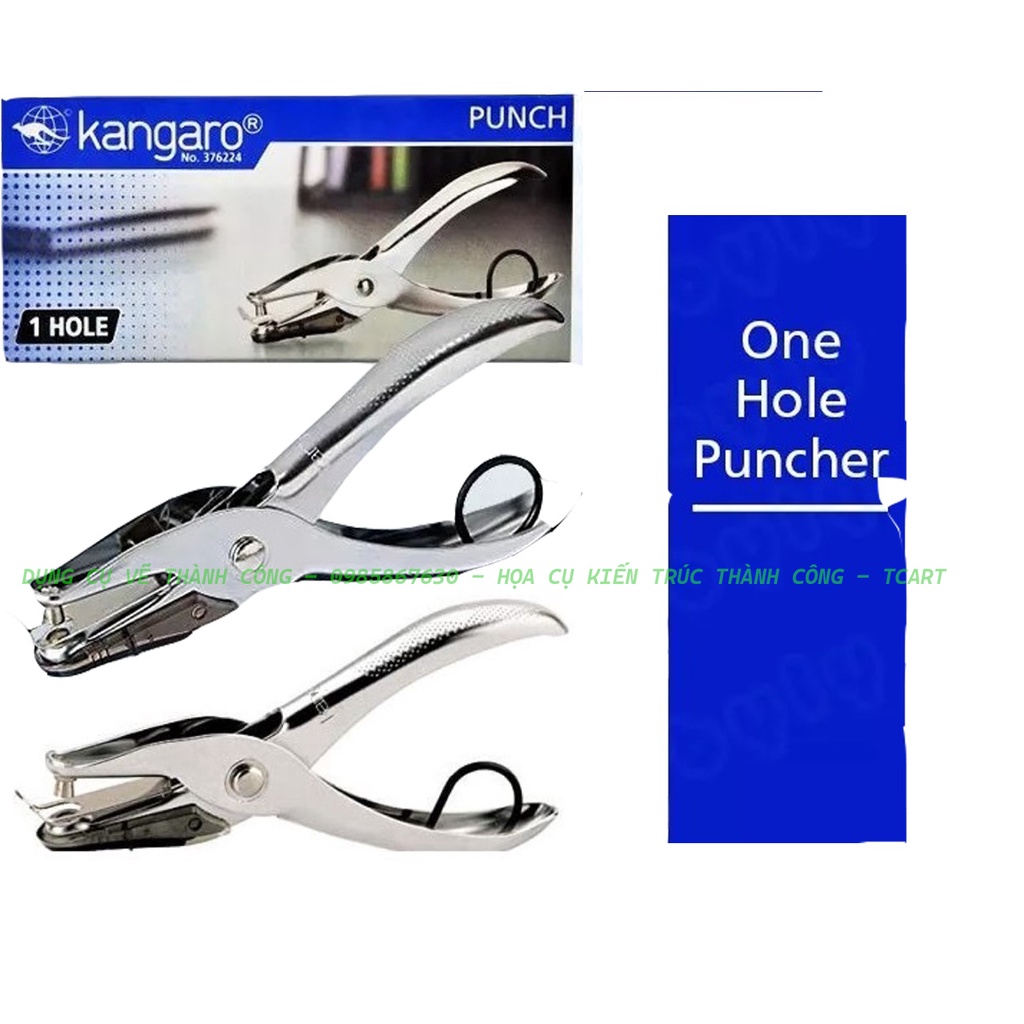 Kìm Bấm 1 lỗ tròn 4.5mm Kangaro - One Hole Paper Punch No.376224 ...