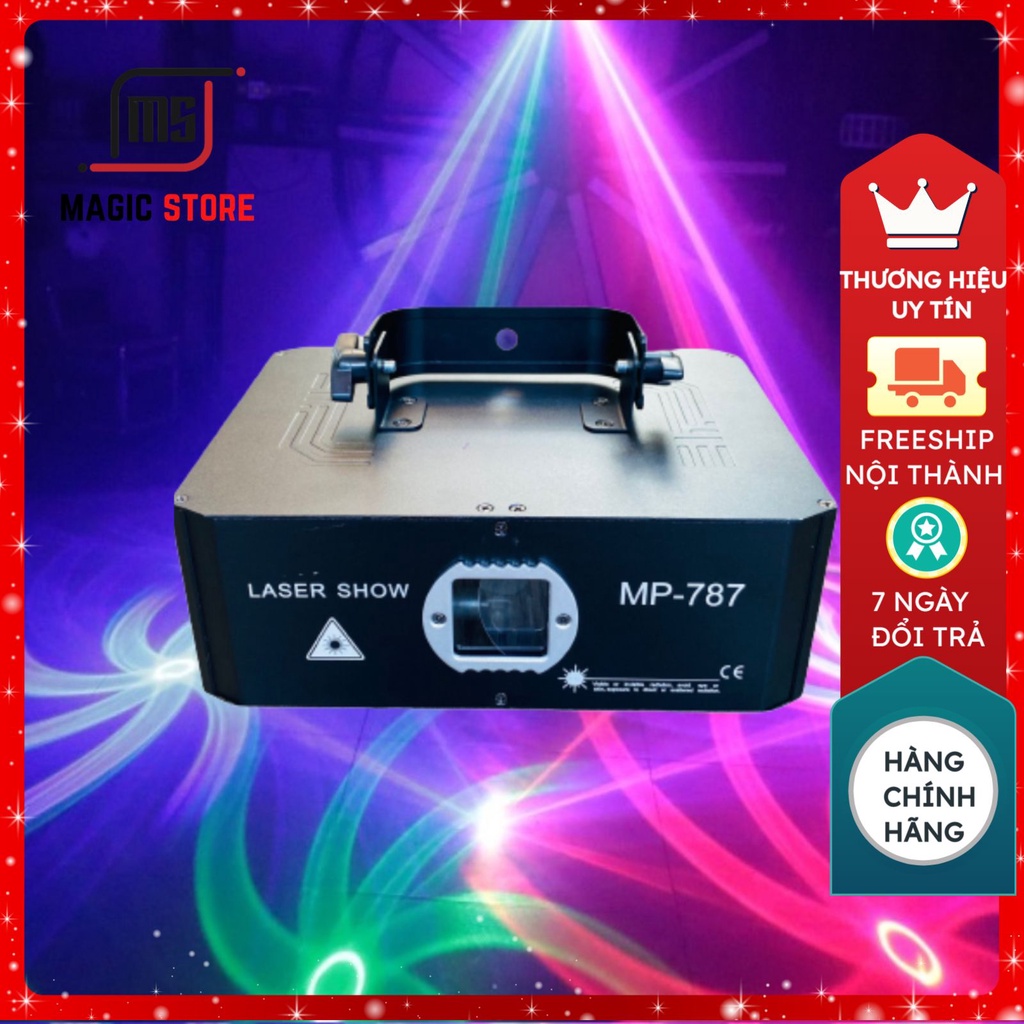 Đèn Bay Phòng Laser MP787 Chiếu Gần 1000 Hình Ảnh Và Hiệu Ưng 3D Đẳng ...