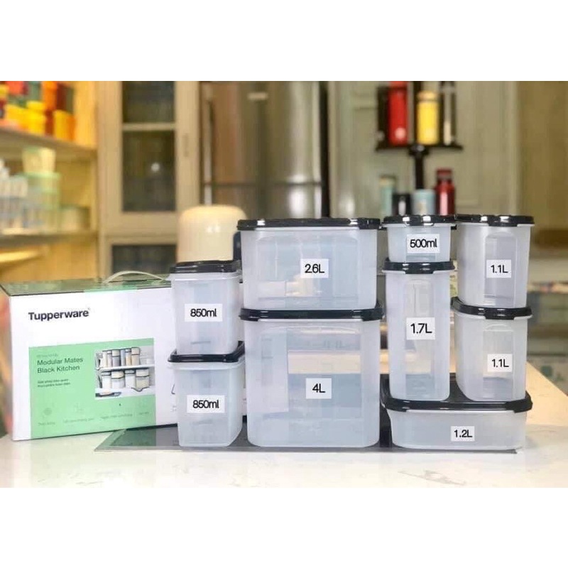 Bộ hộp khô 9 món Tupperware chính hãng | Shopee Việt Nam