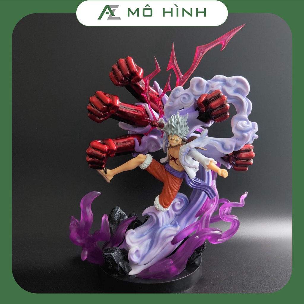 Mô hình One piece, Luffy gear5 nhiều tay cao 33cm cực đẹp, figure anime ...