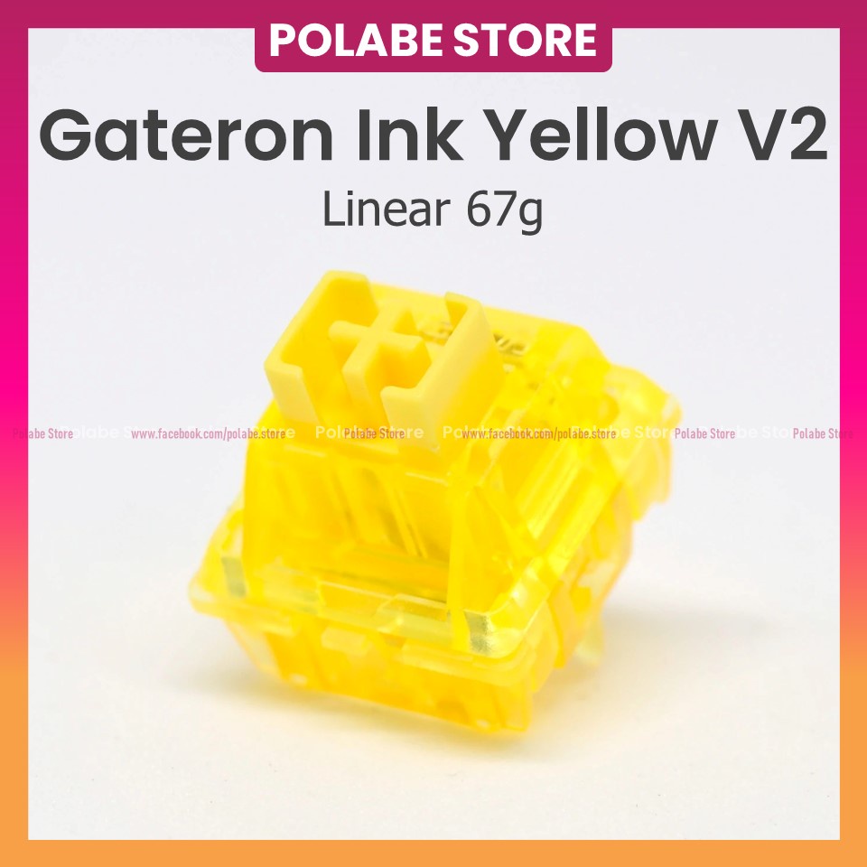Gateron Robin Limbo Ink 8008 Linear Gateron Ink Yellow v2 Ink Red v2 ...