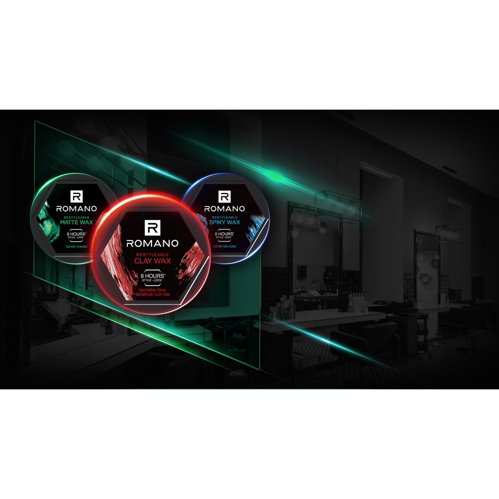 Sáp vuốt tóc Romano Clay 68g | Shopee Việt Nam