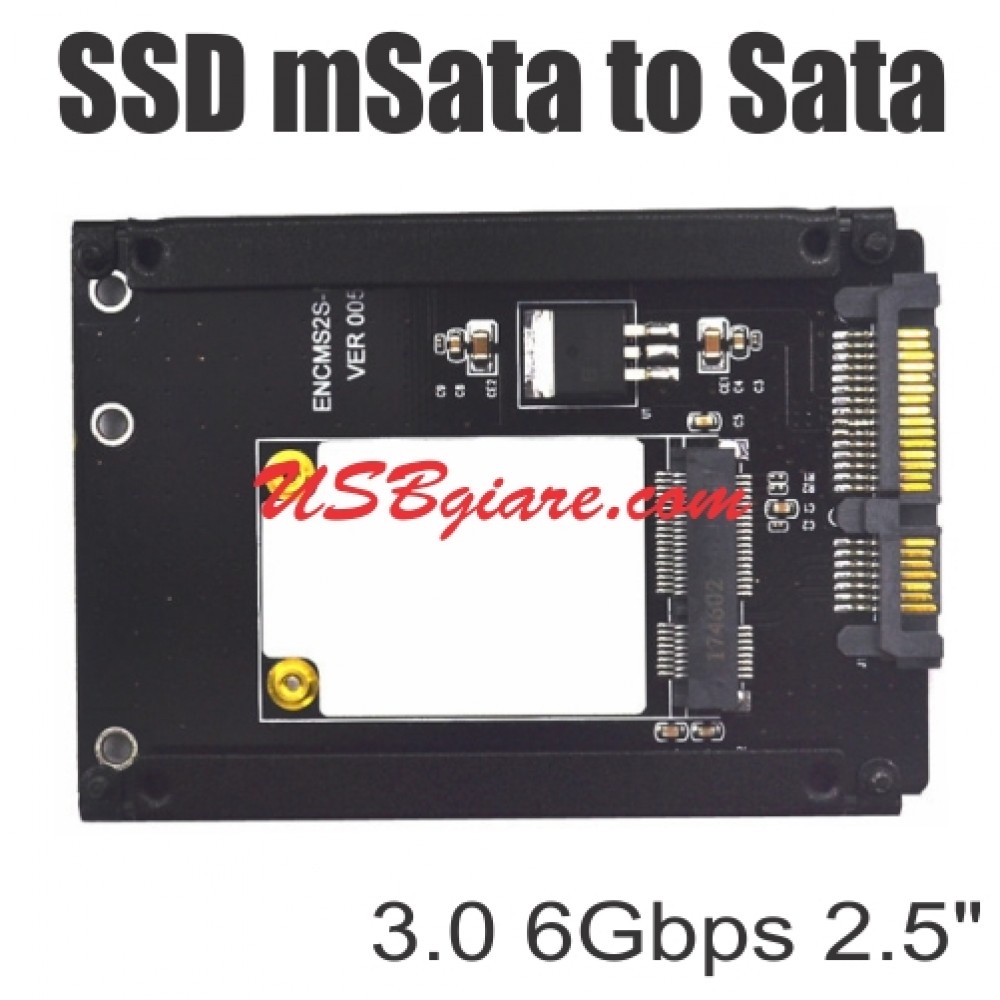 CARD CHUYỂN ĐỔI SSD MINI SATA SANG SATA 3.0 6GBPS 2.5INCH MS2S-N01 ...