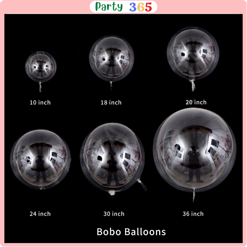 Bóng Bobo Trong Suốt Trang Trí Phòng Cưới,tân Hôn,sinh Nhật,sự Kiện ...