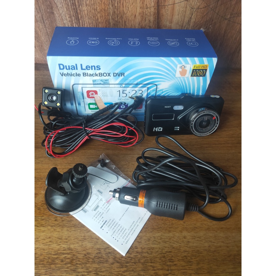 Camera Hành Trình Ô tô Trước và Sau Dual Lens A10 Full HD 12V-24V cắm ...
