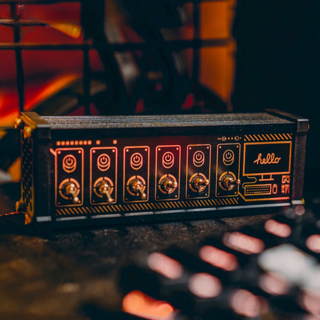 Hub USB 6 cổng có công tắc thiết kế phong cách Retro CYBER PUNK ...
