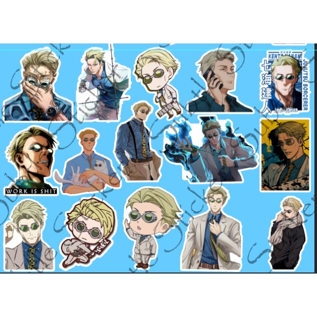 [Jujutsu Kaisen] - Set 10/15 Sticker Kento Nanami / Nanami anime ...