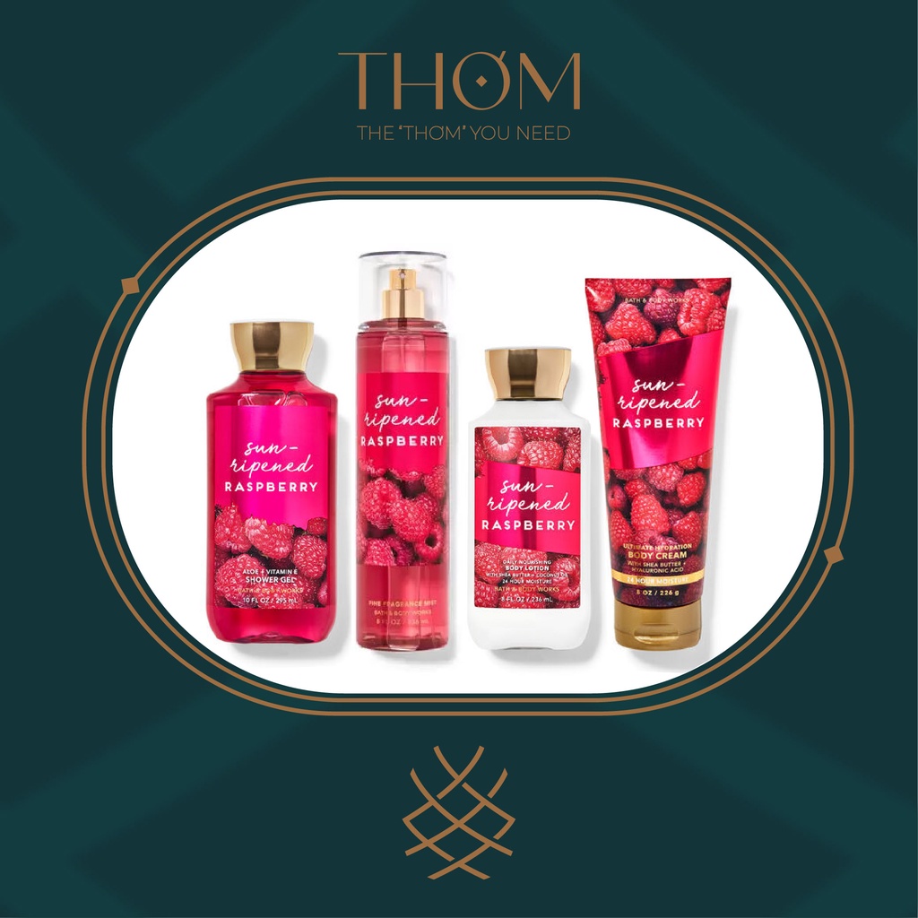 SUN-RIPENED RASPBERRY | Sản Phẩm Tắm Dưỡng Xịt Thơm Toàn Thân Bath ...