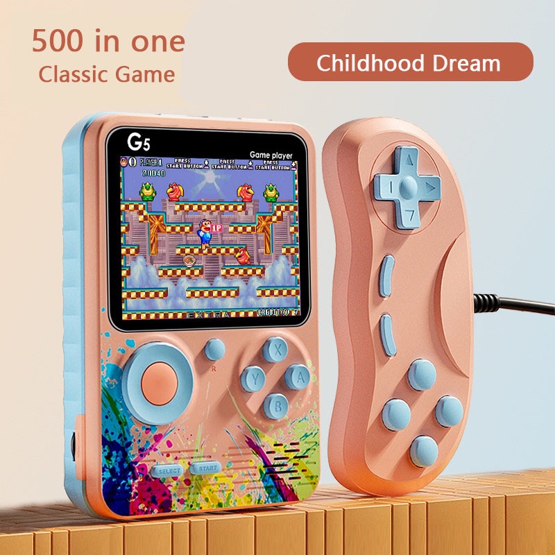 Máy Chơi Game Cầm Tay G5 2023 500 trò chơi, máy chơi game sup mini cầm ...