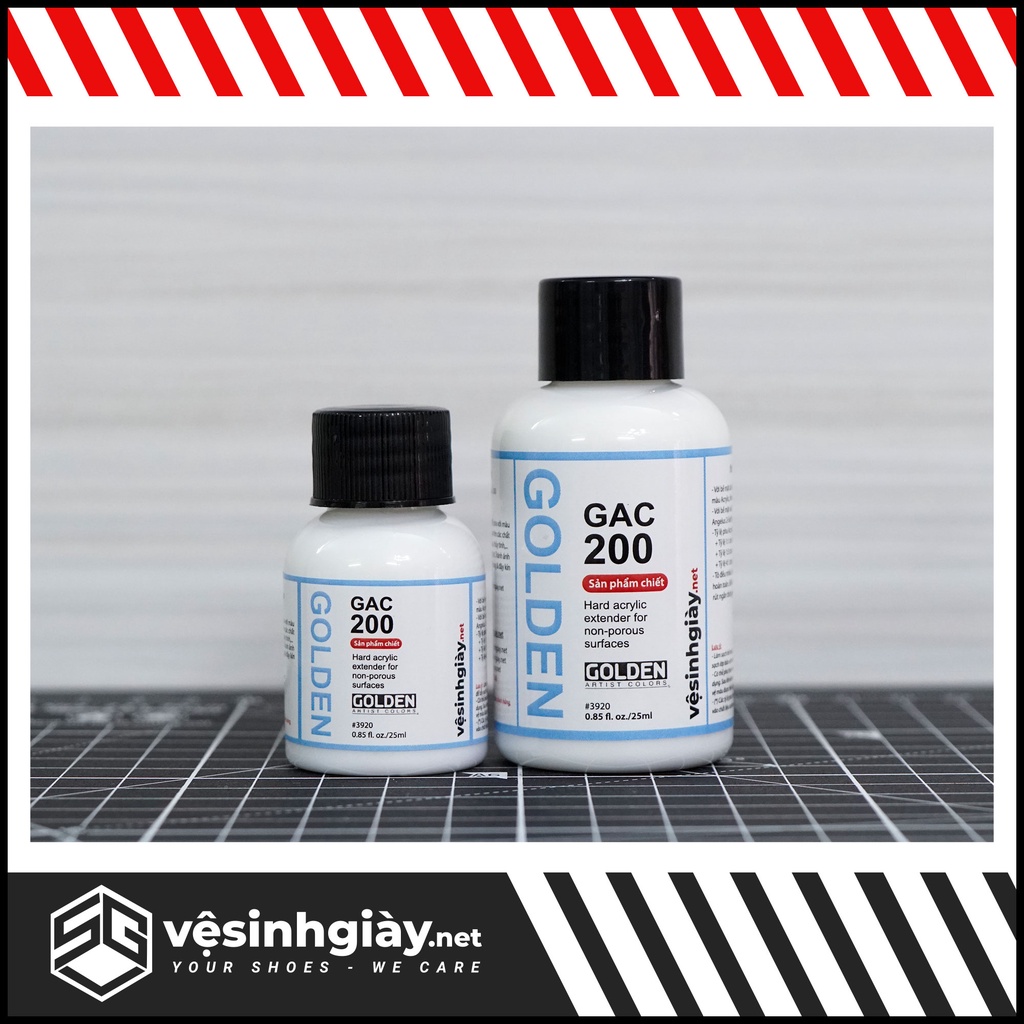 Dung môi Golden GAC 200 pha màu sơn đế giày boost, cao su, vật liệu ...