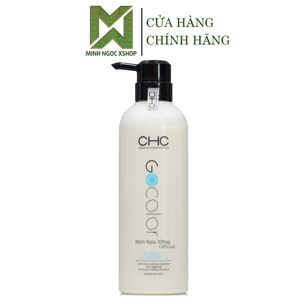 Dầu gội CHC GOCOLOR hàn quốc 500ml phục hồi, giữ màu, giảm rụng, kích ...
